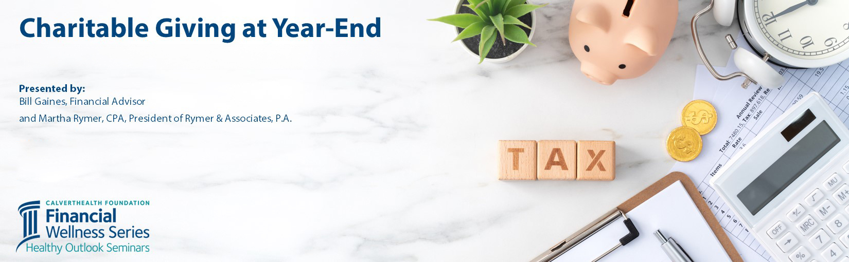 Charitable Giving at Year-End | CalvertHealth Foundation